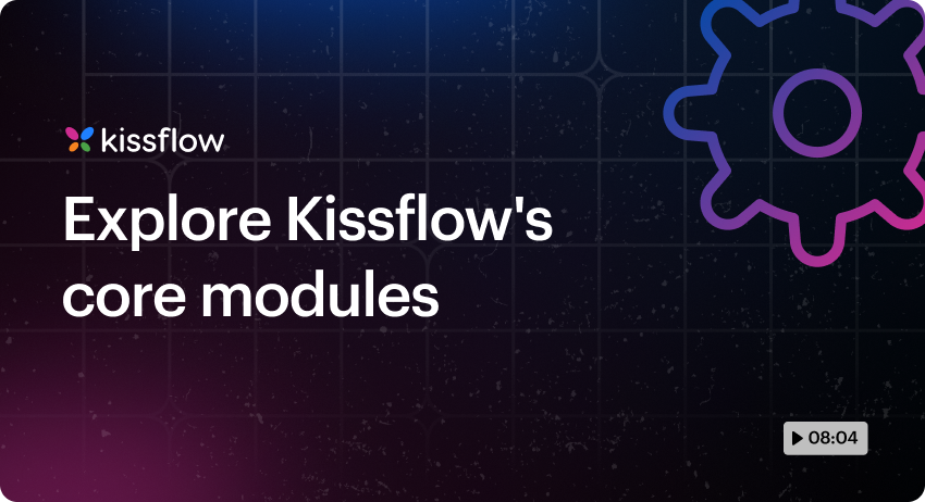 Kissflow Platform for Enterprise | Custom Low-Code Application Development